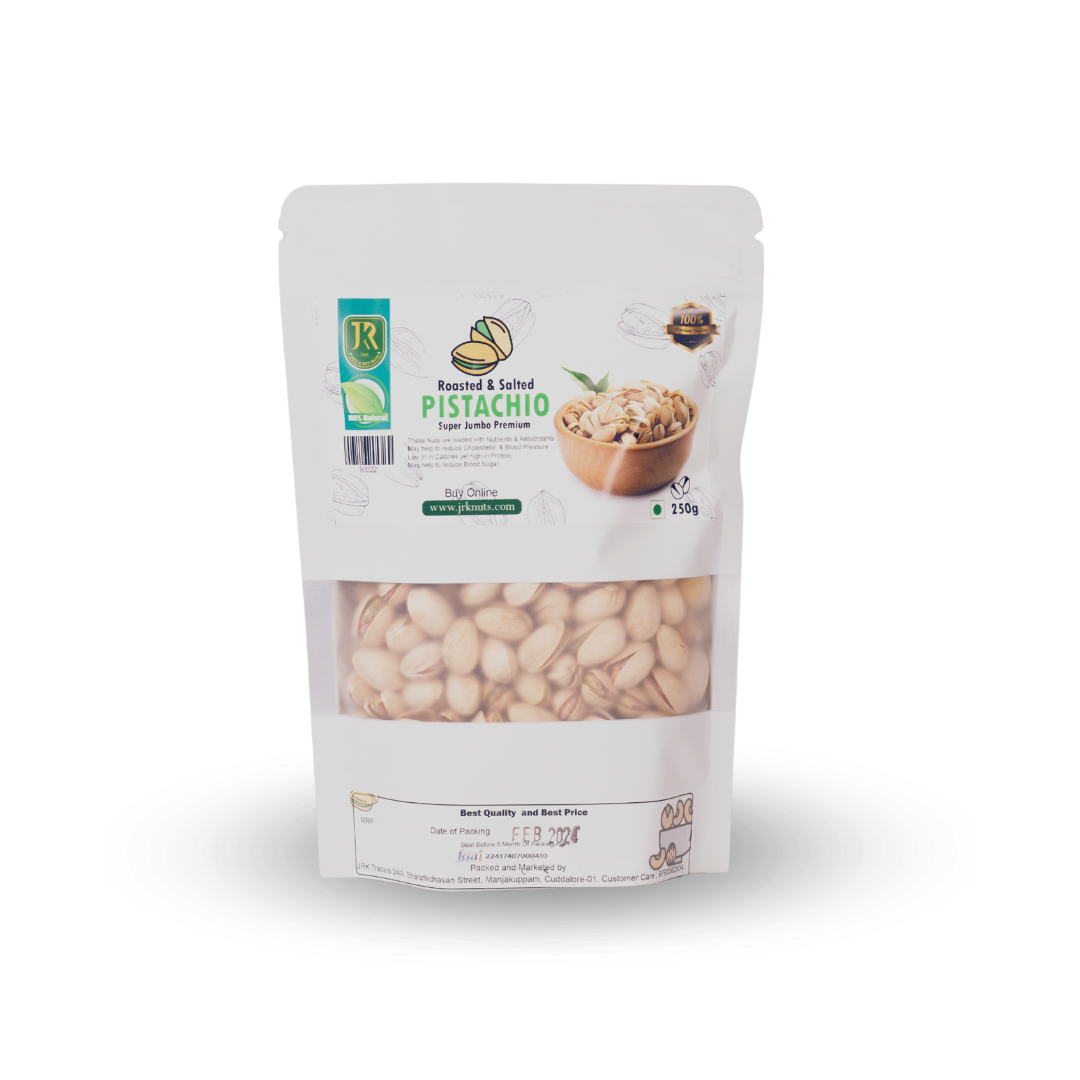 Roasted & Salted Pistachio with Jumbo Premium – JRK Nuts